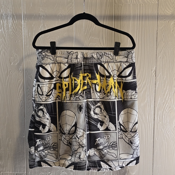 Marvel | Shorts | Marvel Black And White Graphic Shorts | Poshmark